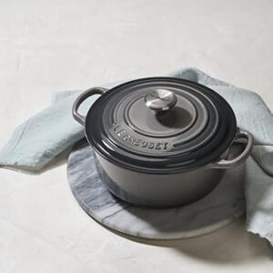 Le Creuset Enameled Cast Iron Signature Round Dutch Oven, 5.5 qt., Oyster