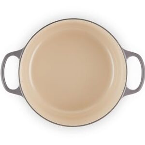 Le Creuset Enameled Cast Iron Signature Round Dutch Oven, 5.5 qt., Oyster