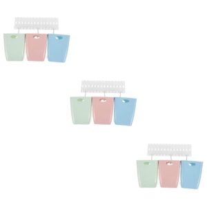 zerodeko 3 sets sorting trash can trash container hanging trash cans kitchen garbage bin recycling bin garbage can waste paper basket desktop office plastic classification bucket