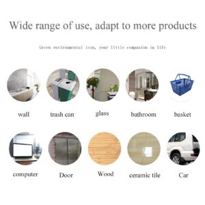 18Pcs Trash and Recycle Stickers, Self‑Adhesive Round Trash Recycle Stickers Labels for Indoor and Outdoor Trash Can