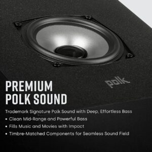 Polk Dolby Atmos Home Theater System Bundle with Denon AVR-S570BT