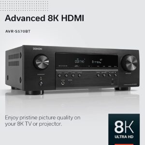 Polk Dolby Atmos Home Theater System Bundle with Denon AVR-S570BT