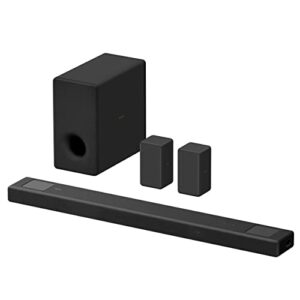 sony ht-a5000 5.1.2ch dolby atmos sound bar surround sound home theater w/dts:x & 360 reality audio, works w/alexa & google assistant + sa-sw3 wireless subwoofer + sa-rs3s wireless rear speakers