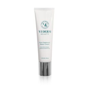 vi derm post-treatment repair cream with moisturizing shea butter, redness relieving colloidal silver, and calming bisabolol, 2 oz / 59 g