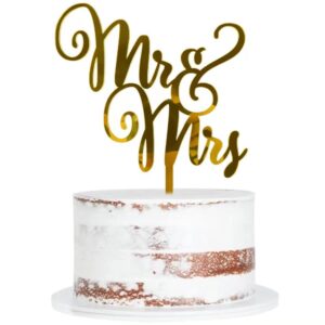 qertesl acrylic mr & mrs cake topper,bride and groom cake topper, wedding or anniversary party cake topper.