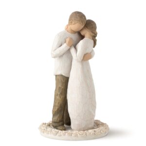 willow tree promise, sculpted hand-painted cake topper