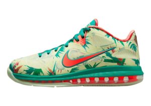 nike mens lebron 9 low lebonald palmer 2022 limited edition, lime/green/sunset, 10.5