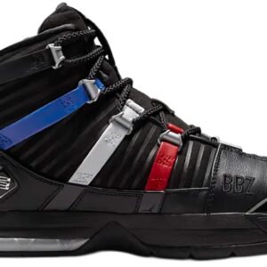 Nike Zoom Lebron III QS Black/Metallic Silver/University 11 D (M)