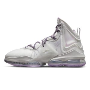 nike mens lebron 19 basketball shoes, phantom/canyon purple, 9.5 us