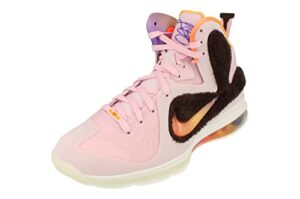 nike lebron ix regal pink/multicolor/velvet brown 10 d (m)