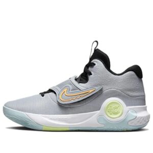 nike men's trey 5 x basketball shoes, wolf grey/white-barely volt, 9