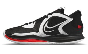 nike kyrie 5 low men's basketball shoes black/white-chile red dj6012-001 9.5