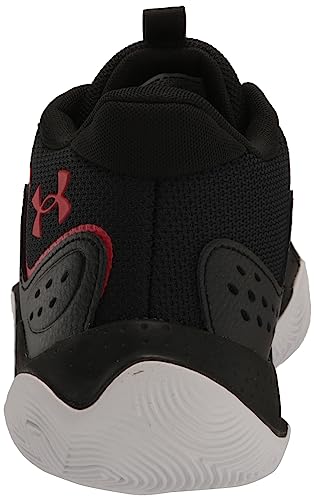 Under Armour Unisex Jet '23, (005) Black/Red/Red, 7, US