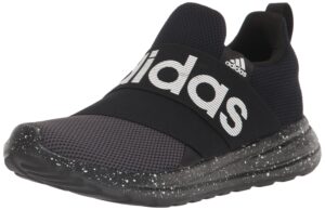 adidas men's lite racer adapt 6.0 sneaker, core black/core black/white, 14