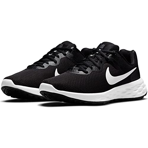 Nike Men's Sneaker, Black White Iron Grey, 10.5 US