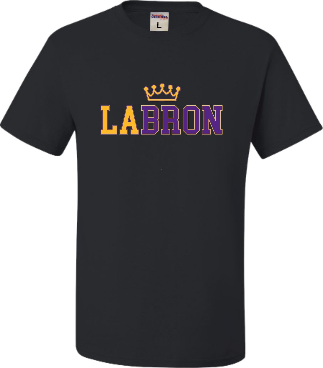 Go All Out YXL 18-20 Black Youth LABRON T-Shirt