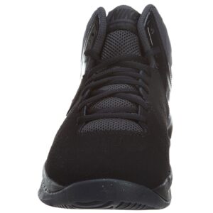 Nike Mens Air Visi Pro Vi NBK Black/Anthracite Ankle-High Nubuck Basketball Shoe - 11M