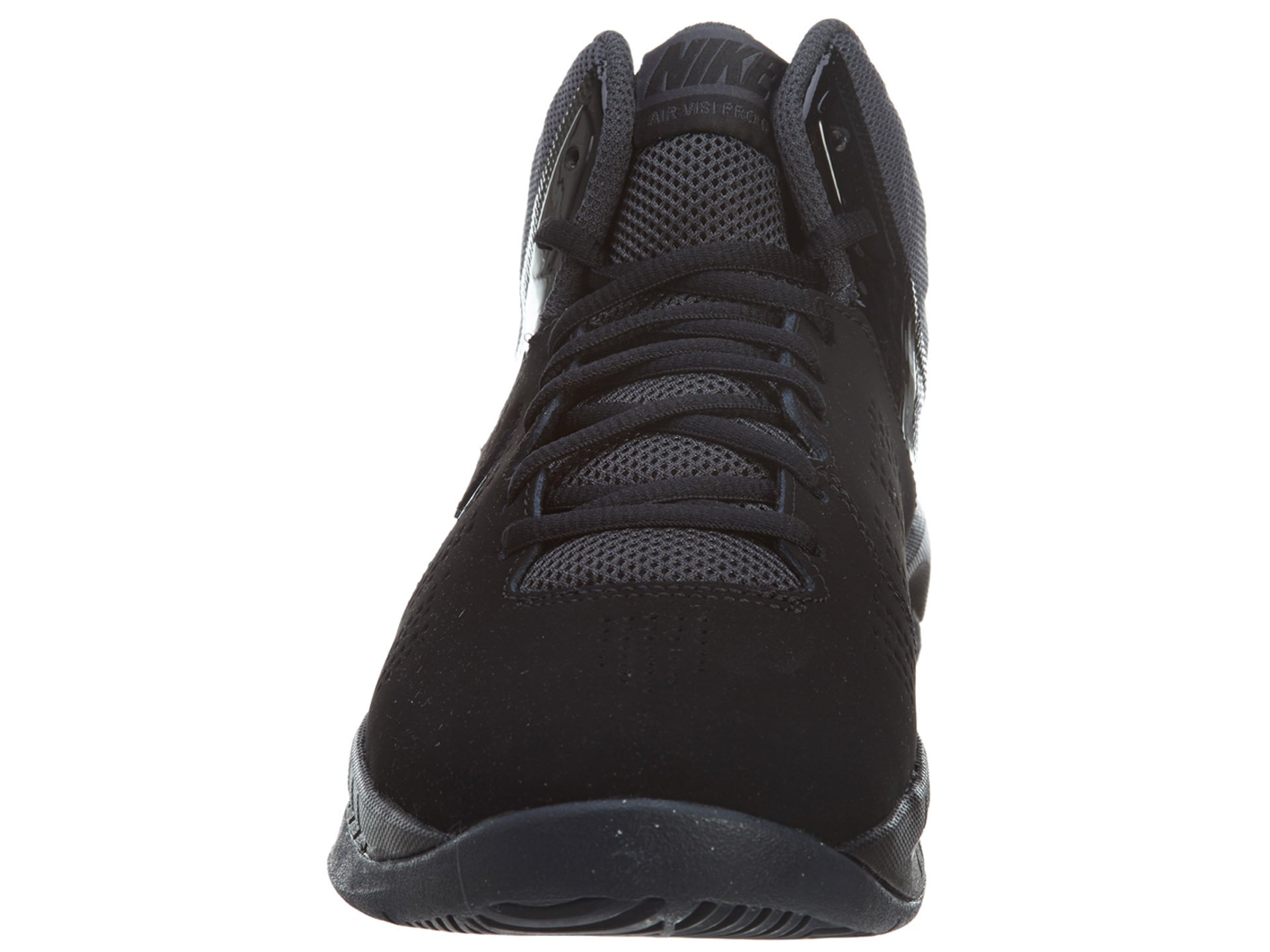 Nike Mens Air Visi Pro Vi NBK Black/Anthracite Ankle-High Nubuck Basketball Shoe - 11M