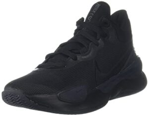 nike renew elevate 3 basketball shoes black/black size 7.5