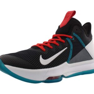 Nike Lebron Witness IV Mens Basketball Trainers BV7427 Sneakers Shoes (UK 7.5 US 8.5 EU 42, Black White Chile red 005)