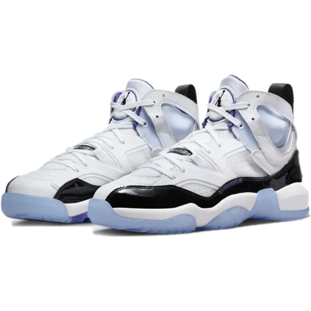 Nike Jumpman Two Trey, White/Black/Dark Concord, 9 UK (9.5 US)