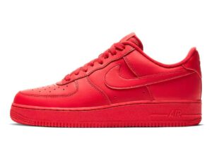 nike mens air force 1 '07 lv8 cw6999 600 white/white/team red - size 11