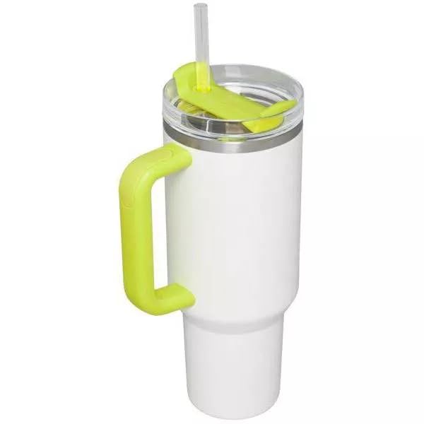 Stanley 40oz Stainless Steel H2.0 FlowState Quencher Tumbler Frost/Electric Yellow