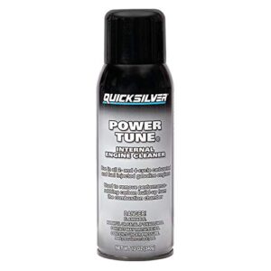 quicksilver 858080q03 power tune internal engine cleaner for 2-stroke, 4-stroke and fuel-injected gas engines - 12 oz.