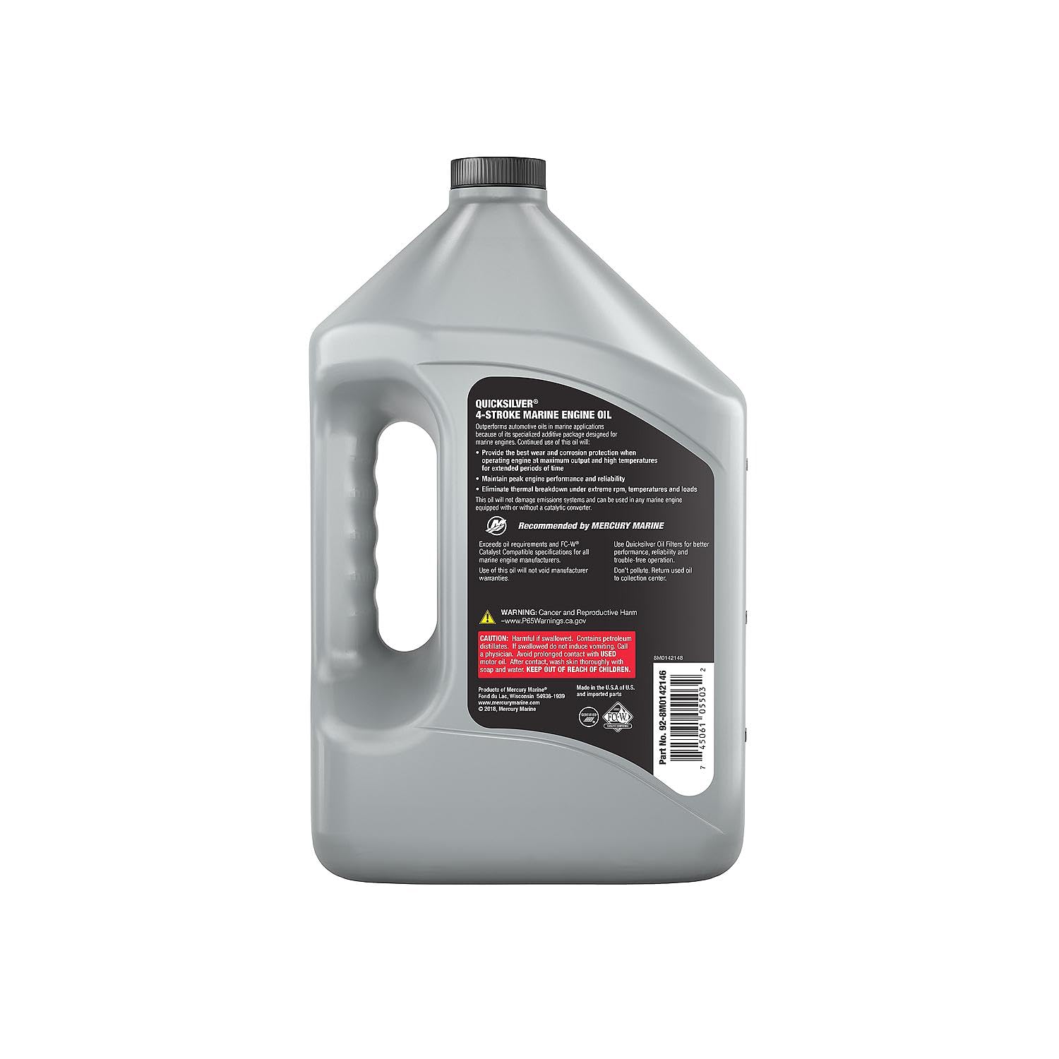 Quicksilver 10W-30 Synthetic Marine Engine Oil - 1 Gallon