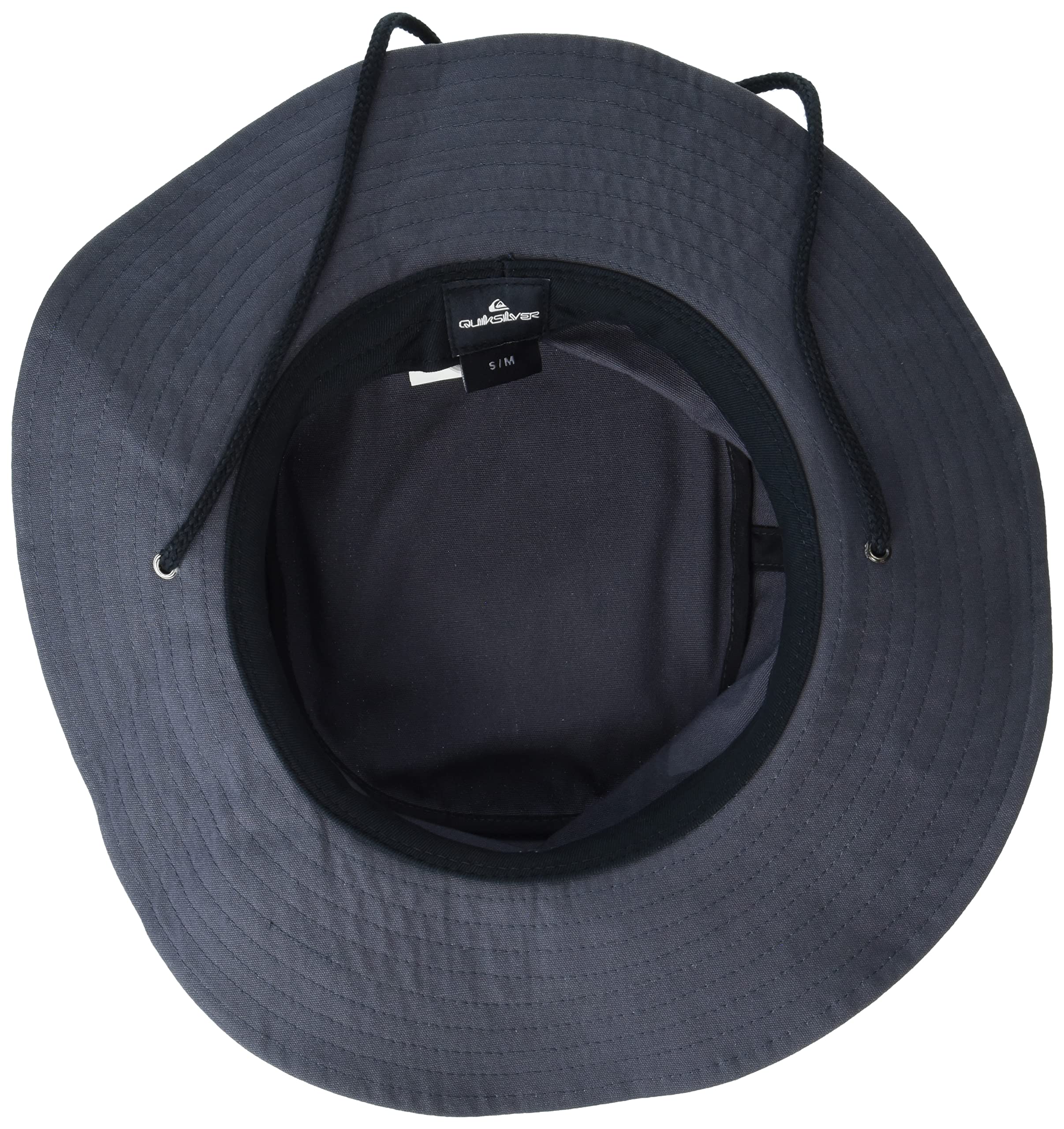 Quiksilver mens Bushmaster Protection Floppy Visor Bucket Sun Hat, Tarmac, Small-Medium US