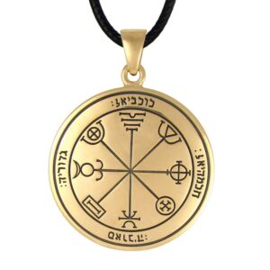 bronze third pentacle of mercury talisman for success