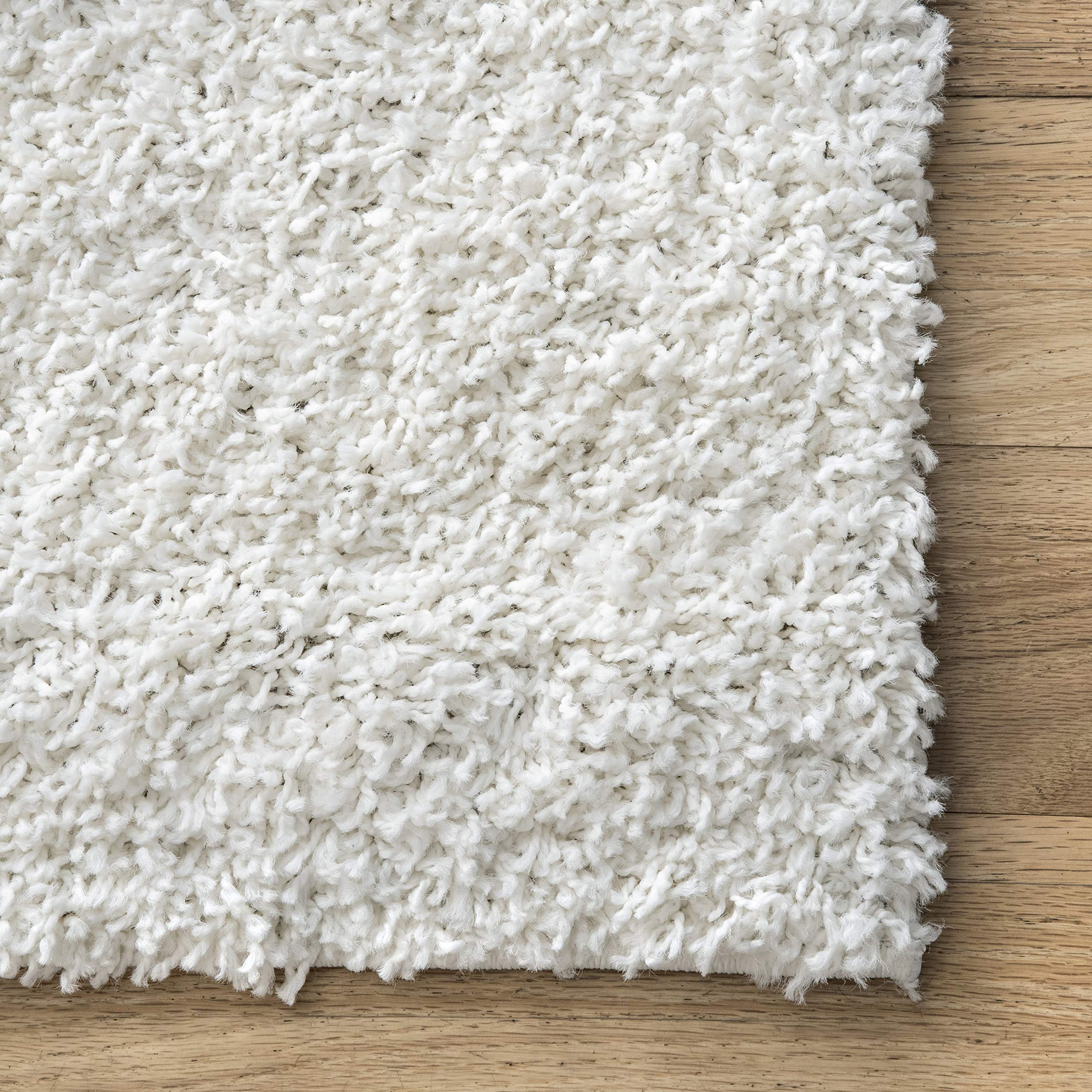 nuLOOM Arden Homely Shag Area Rug, 8x10, White