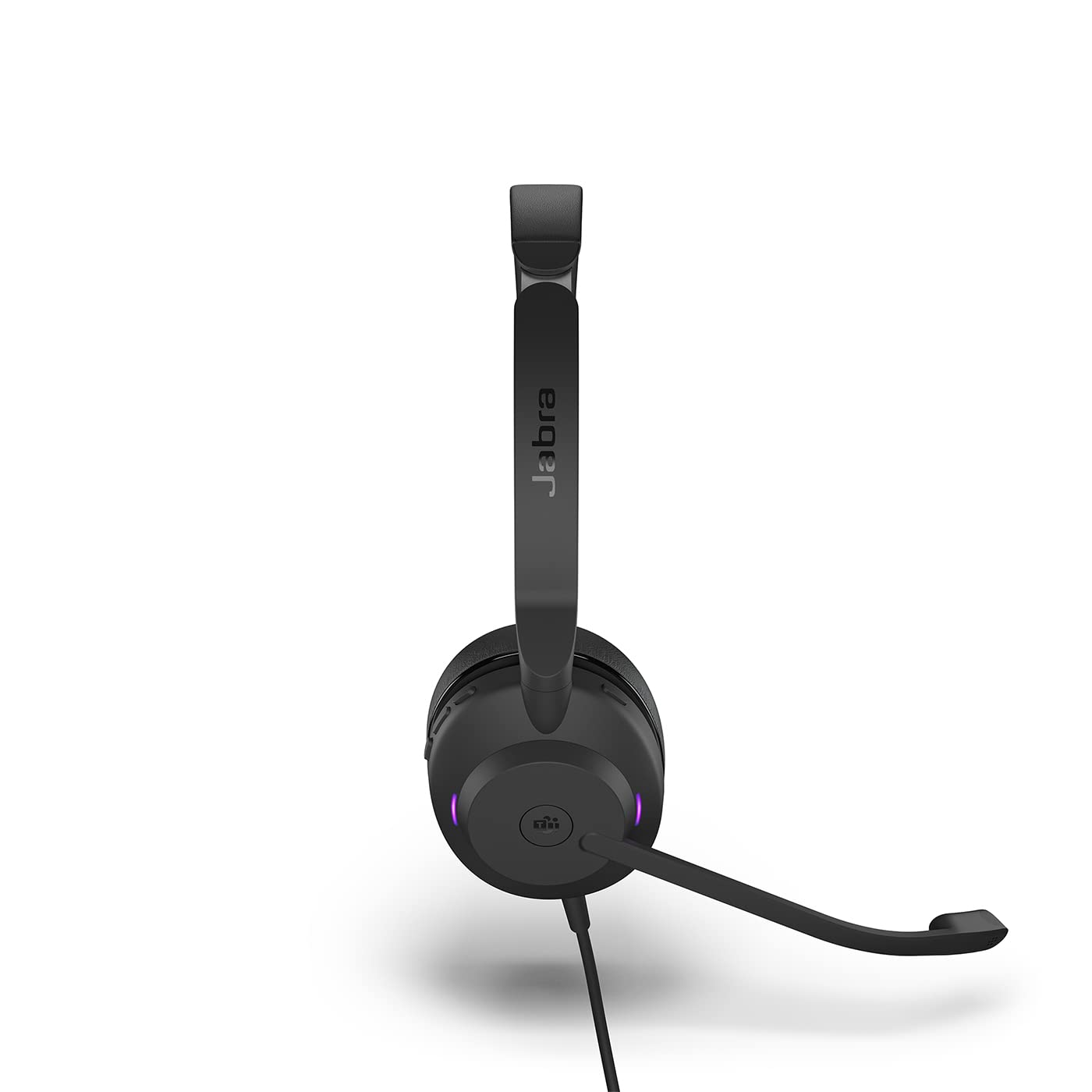 Jabra Evolve2 30 MS Wired Headset, USB-A, Stereo, Black – Lightweight, Portable Telephone Headset with 2 Built-in Microphones – Work Headset with Superior Audio and Reliable Comfort