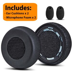 Evolve 75 Ear Pads - TRANSTEK Replacement Ear Cushion Foam Compatible with Jabra Evolve 75 75+ 75 UC / 75 MS Headset Headphone with Microphone Foam