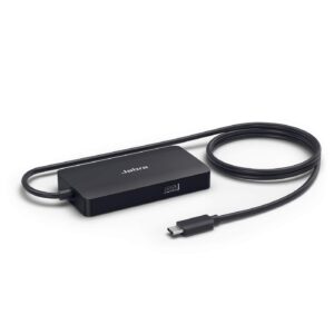 jabra panacast usb hub, 1 meter cable – usb-c central unit connection for panacast and jabra speak speakerphone – quick & easy set up, compact design