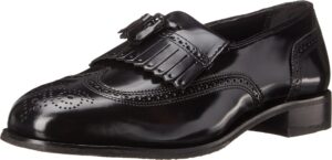 florsheim lexington wingtip tassel slip-on black 10.5 d (m)