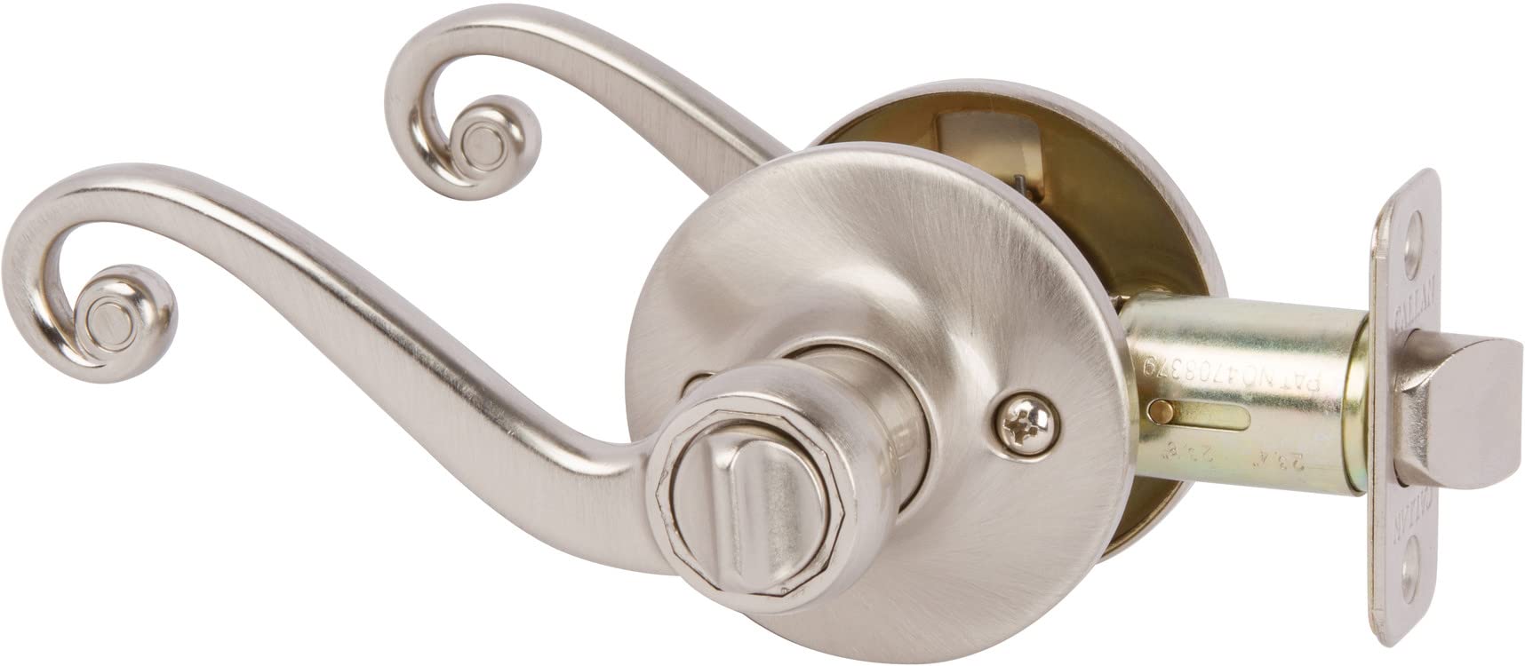 Delaney Hardware 502T-LE-US15-Privacy Lexington Lever Privacy, Satin Nickel