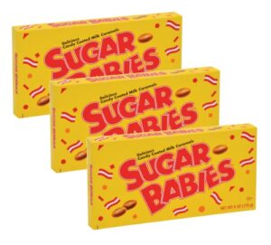 sugar babies delicious candy coated milk caramels 6 oz (pack of 3)