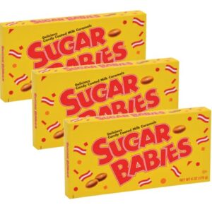 Sugar Babies Delicious Candy Coated Milk Caramels 6 Oz (Pack of 3)