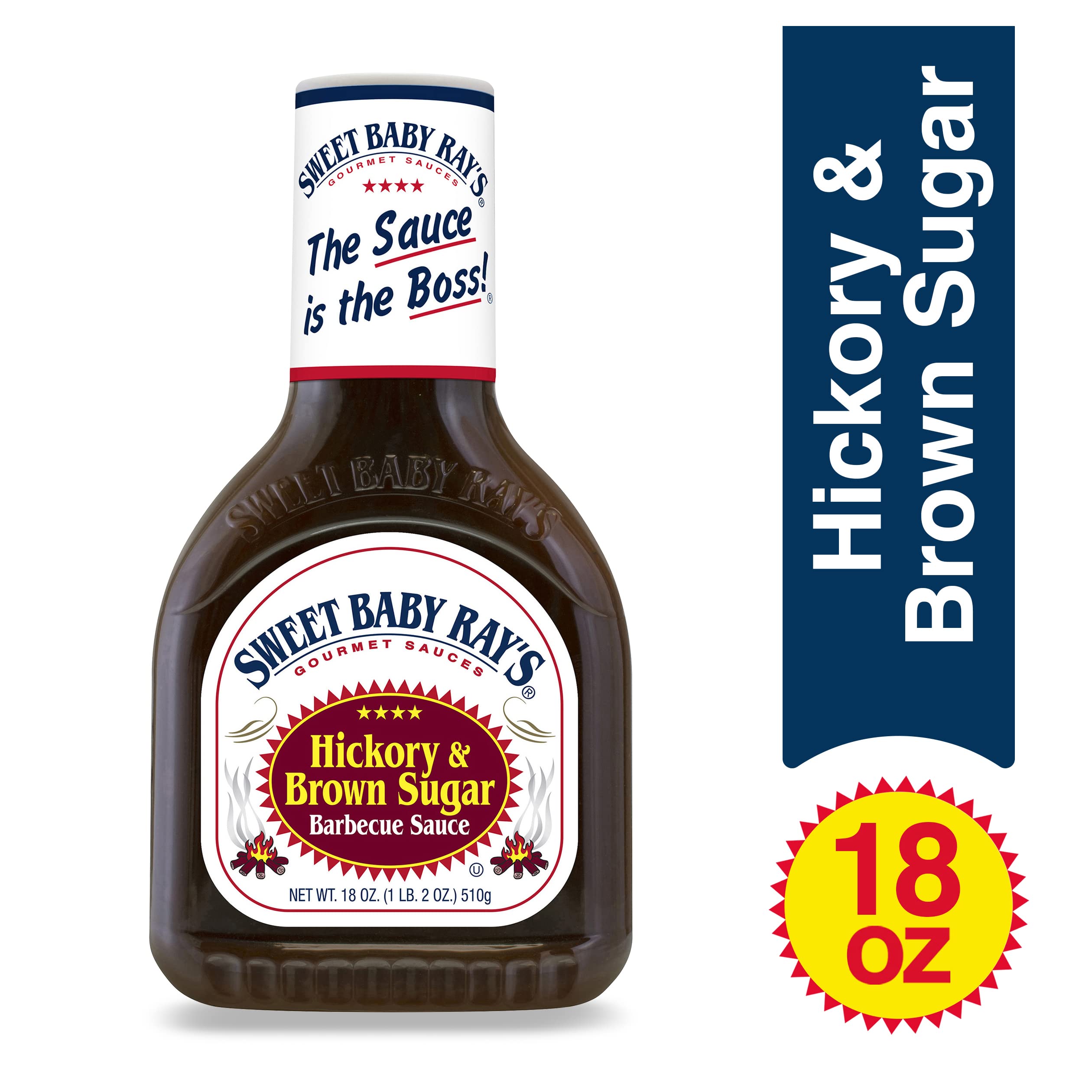 Sweet Baby Ray's Hickory & Brown Sugar Barbecue Sauce (18 Ounce (Pack of 4))