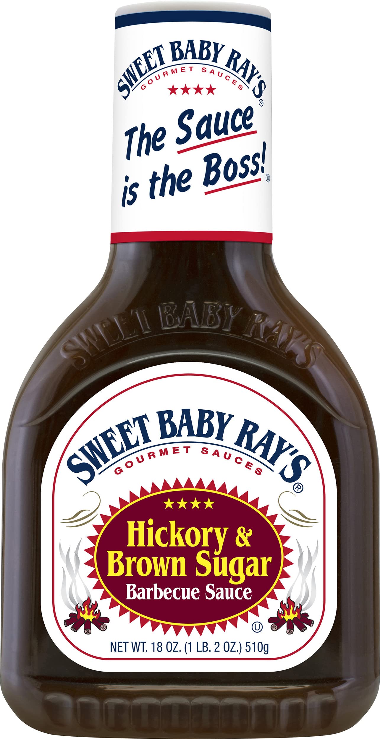 Sweet Baby Ray's Hickory & Brown Sugar Barbecue Sauce (18 Ounce (Pack of 4))