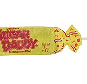 Sugar Daddies Milk Caramel Pops,1150 grams 24 Count (Pack of 1)