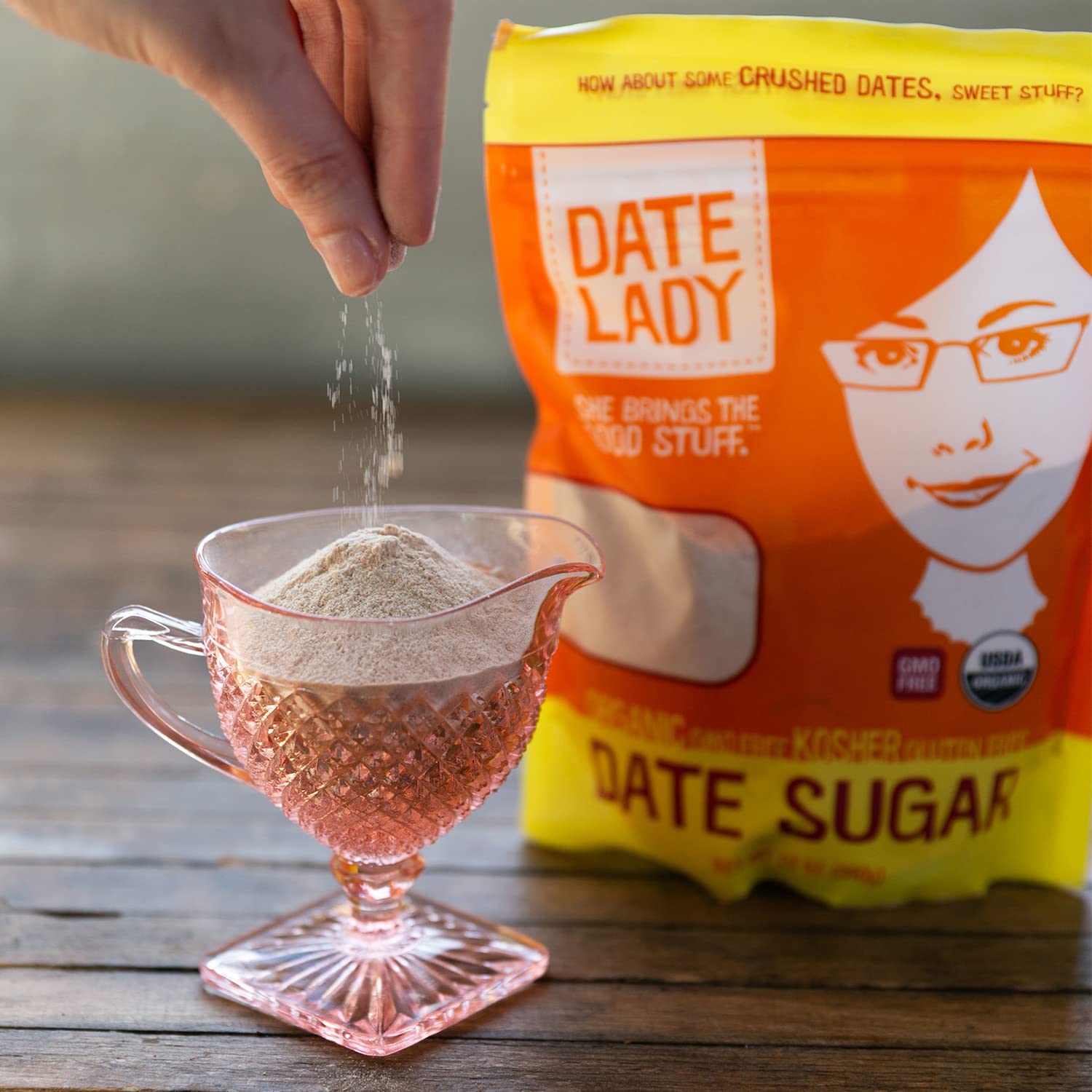 Date Sugar 1 Bag (16 Ounce) 16 Ounces