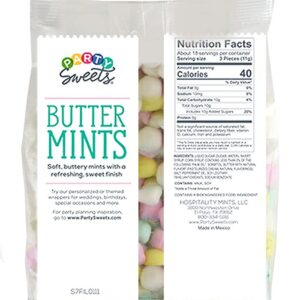 Party Sweets Assorted Pastel Buttermints, 14 Ounce, Appx. 100 pieces from Hospitality Mints