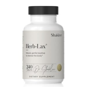 shaklee - herb-lax® gentle laxative - herbal blend with senna leaf for digestive health & regularity - occasional constipation support- enhanced proprietary formula - 240 tablets