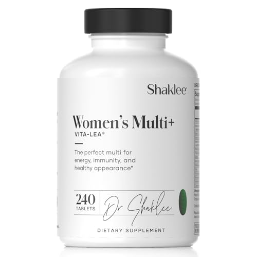 Shaklee - Vita-Lea® Women High-Potency Multivitamin & Multimineral for Women - Prenatal/Postnatal Support with 800 mcg Folic Acid, 200 mcg Iodine, 18 mg Iron - 240 Tablets