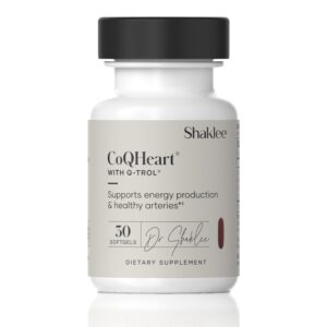 coqheart® with q-trol®: energy support for heart health - coenzyme q10 and resveratrol blend - facilitates energy production and blood vessel health - protects arteries - 30 softgels