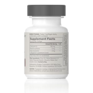 CoQHeart® with Q-Trol®: Energy Support for Heart Health - Coenzyme Q10 and Resveratrol Blend - Facilitates Energy Production and Blood Vessel Health - Protects Arteries - 30 Softgels