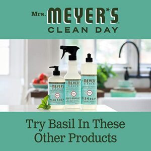 MRS. MEYER'S CLEAN DAY Liquid Dish Soap, Biodegradable Formula, Basil, 16 fl. oz - Pack of 6