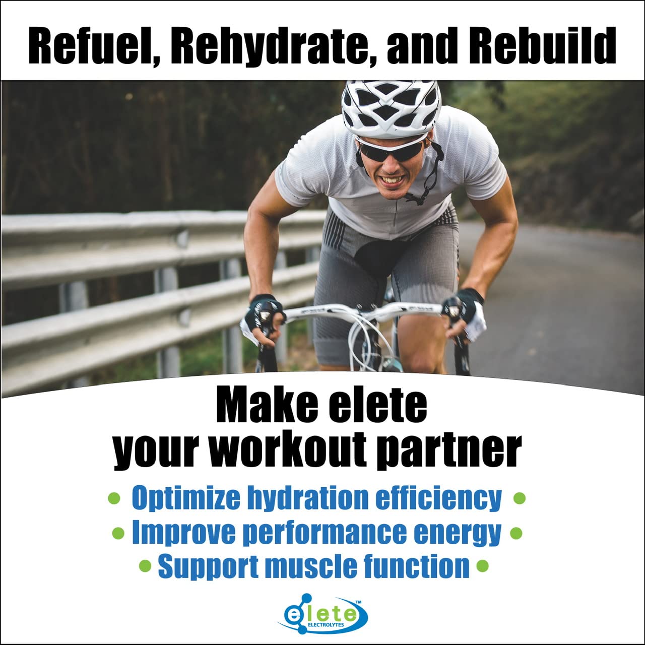 elete Electrolyte Add-in Hydration Drops | Sodium, Magnesium, Potassium & Trace Minerals | Unflavored, All Natural | Leg & Muscle Cramp Relief | Transform Any Drink into a Sports Drink, 4 Ounce